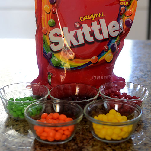 Skittles Cake - Feed Your Soul Too