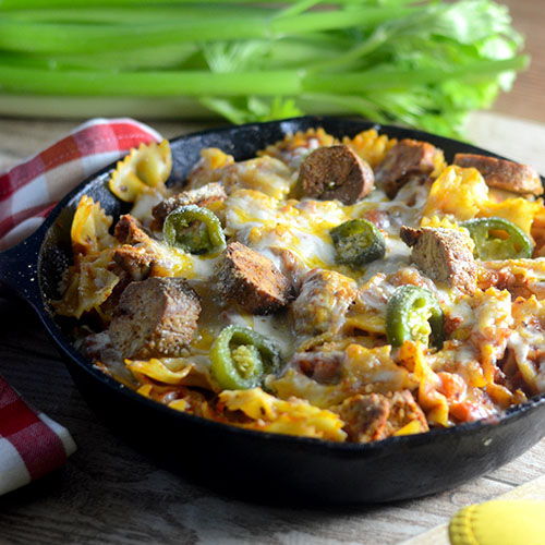 Creole Pasta Bake - Feed Your Soul Too