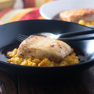 Spicy Mexican Seafood on a Root Vegetable Puree - Feed Your Soul Too