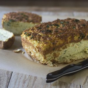 GF Cauliflower Cheese Bread - Feed Your Soul Too