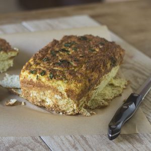 GF Cauliflower Cheese Bread - Feed Your Soul Too
