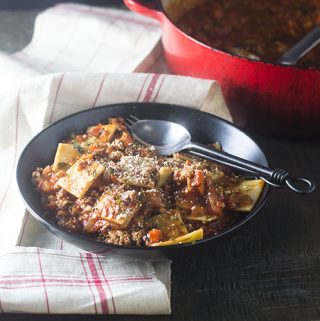 Homemade Turkey Ragu Sauce - Feed Your Soul Too