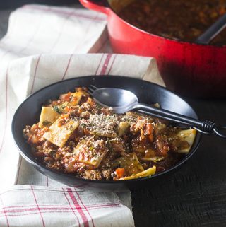 Homemade Turkey Ragu Sauce - Feed Your Soul Too