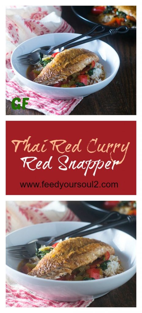 Thai Red Curry Red Snapper - Feed Your Soul Too