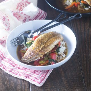 Thai Red Curry Red Snapper - Feed Your Soul Too