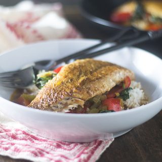 Thai Red Curry Red Snapper - Feed Your Soul Too