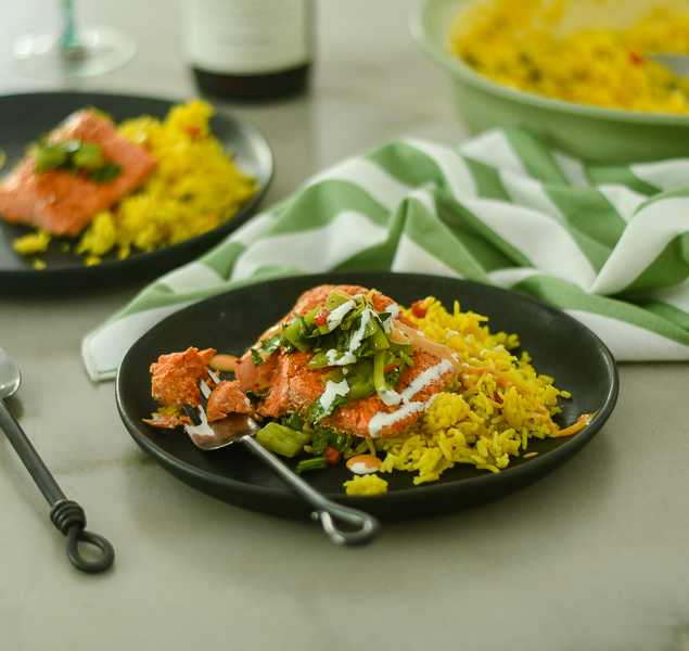 Easy Mexican Salmon
